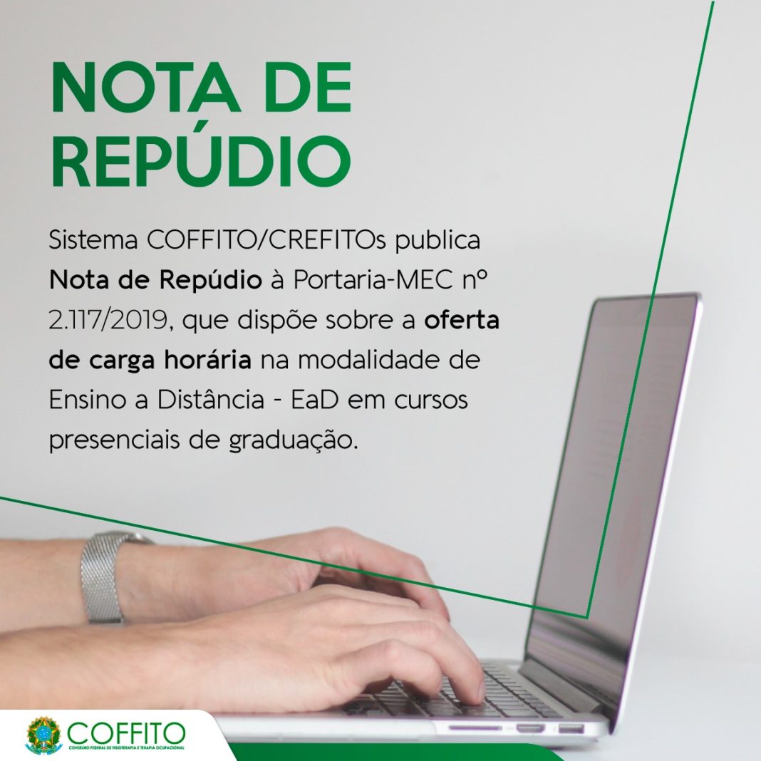 NOTA DE REPÚDIO – Conselho Regional de Fisioterapia e Terapia Ocupacional