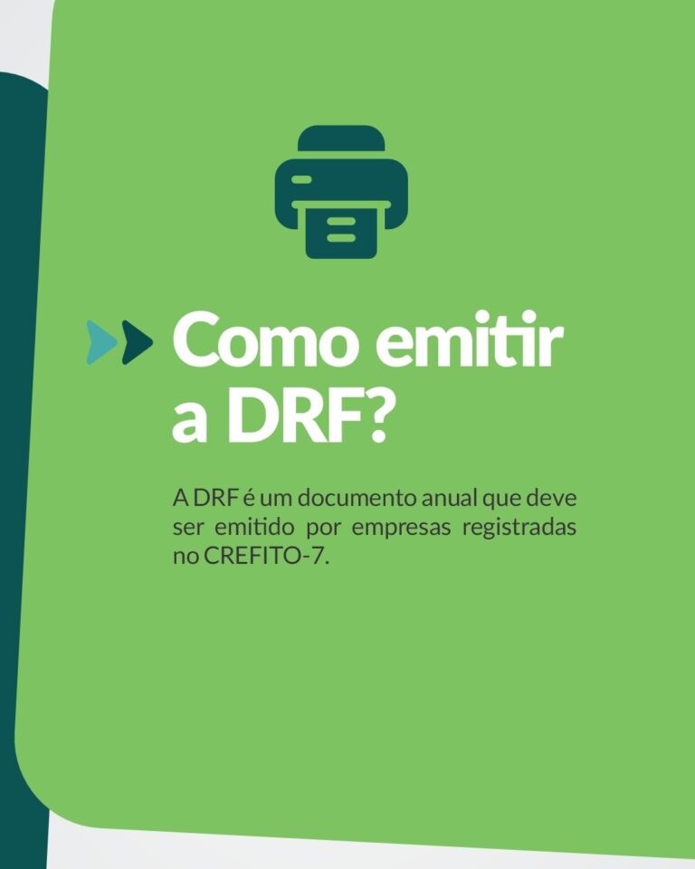 DRF 2025: SUA EMPRESA REGULARIZADA E PRONTA PARA ATUAR – Conselho ...
